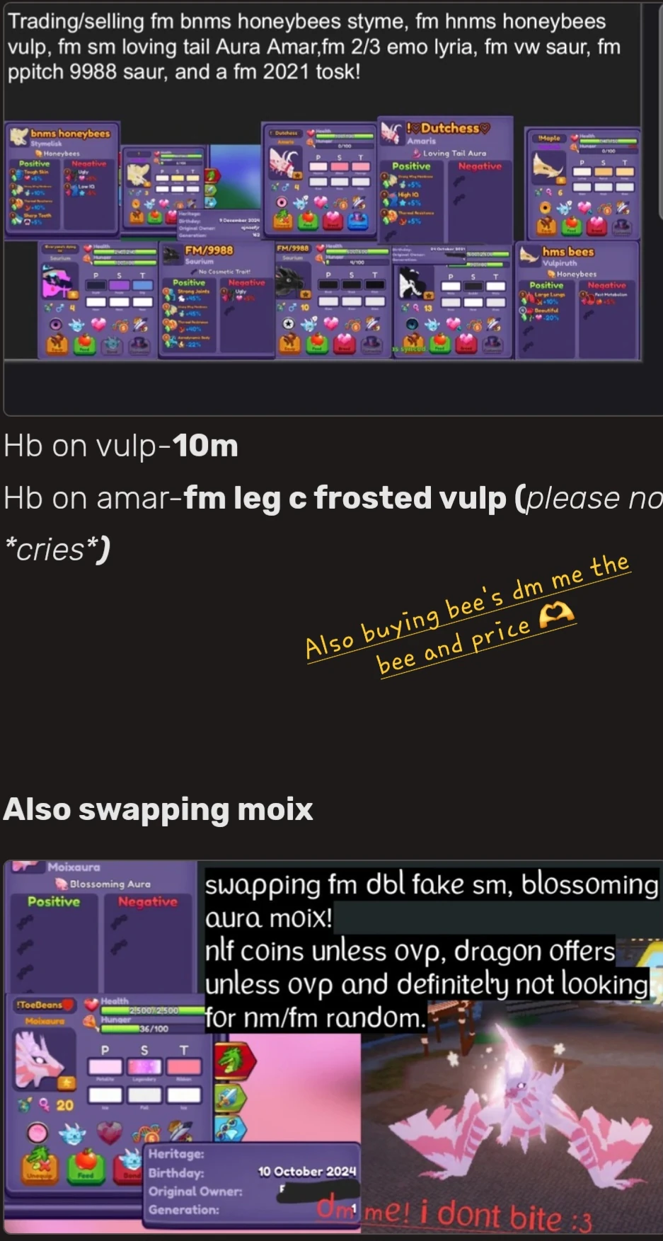 Trading/selling/swapping | Fandom