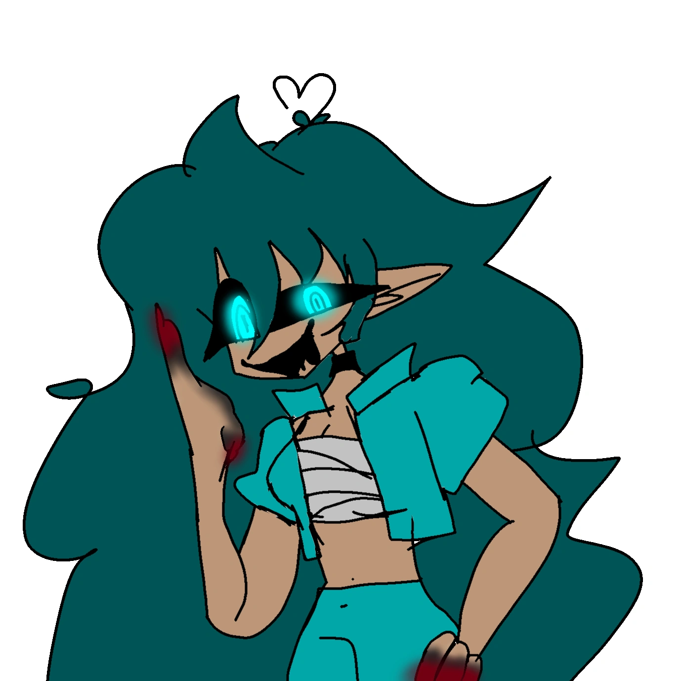 Ughhhh. Haven't posted in a while have an exe oc. Meet Erratic.3x3 (or Cyan.3x3) | Fandom