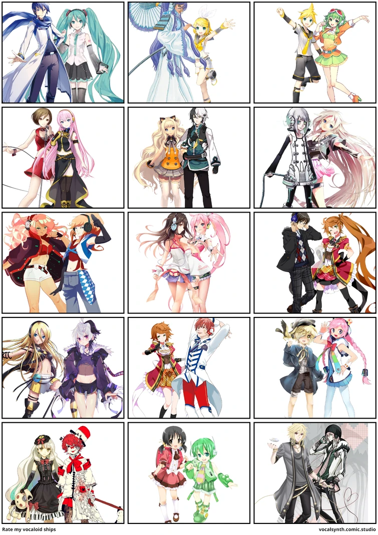 Rate my Vocaloid ships | Fandom