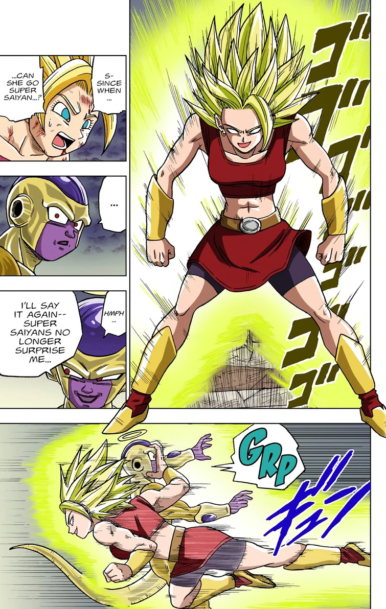 Whoever says manga Caulifla and Kale are better than anime are not ...