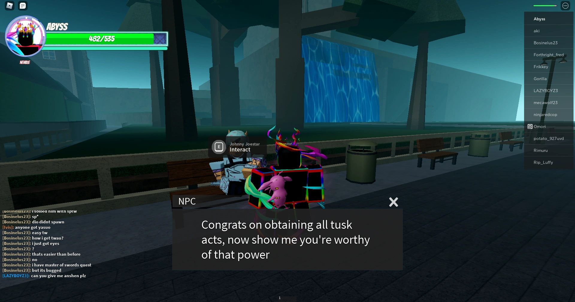 AUT Tusk Act Glitch | Fandom