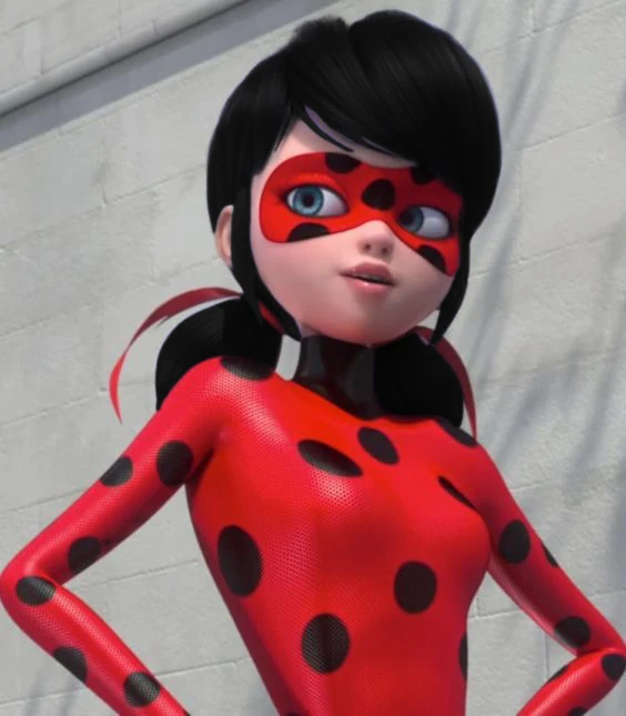 Ladybug with black hair + Audrey as a rockstar | Fandom