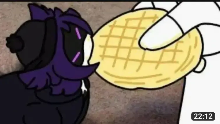 Cat Uzi eats waffle | Fandom