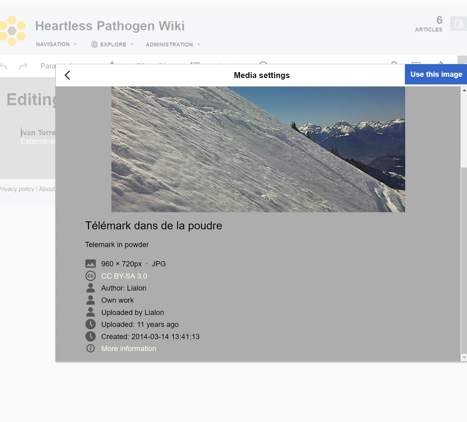 Bro I just realized my Miraheze account username used to be owned by ...