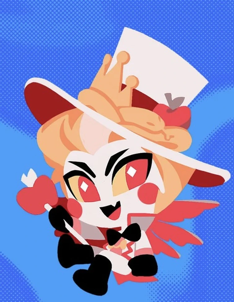 Chibi Lucifer in blue background | Fandom