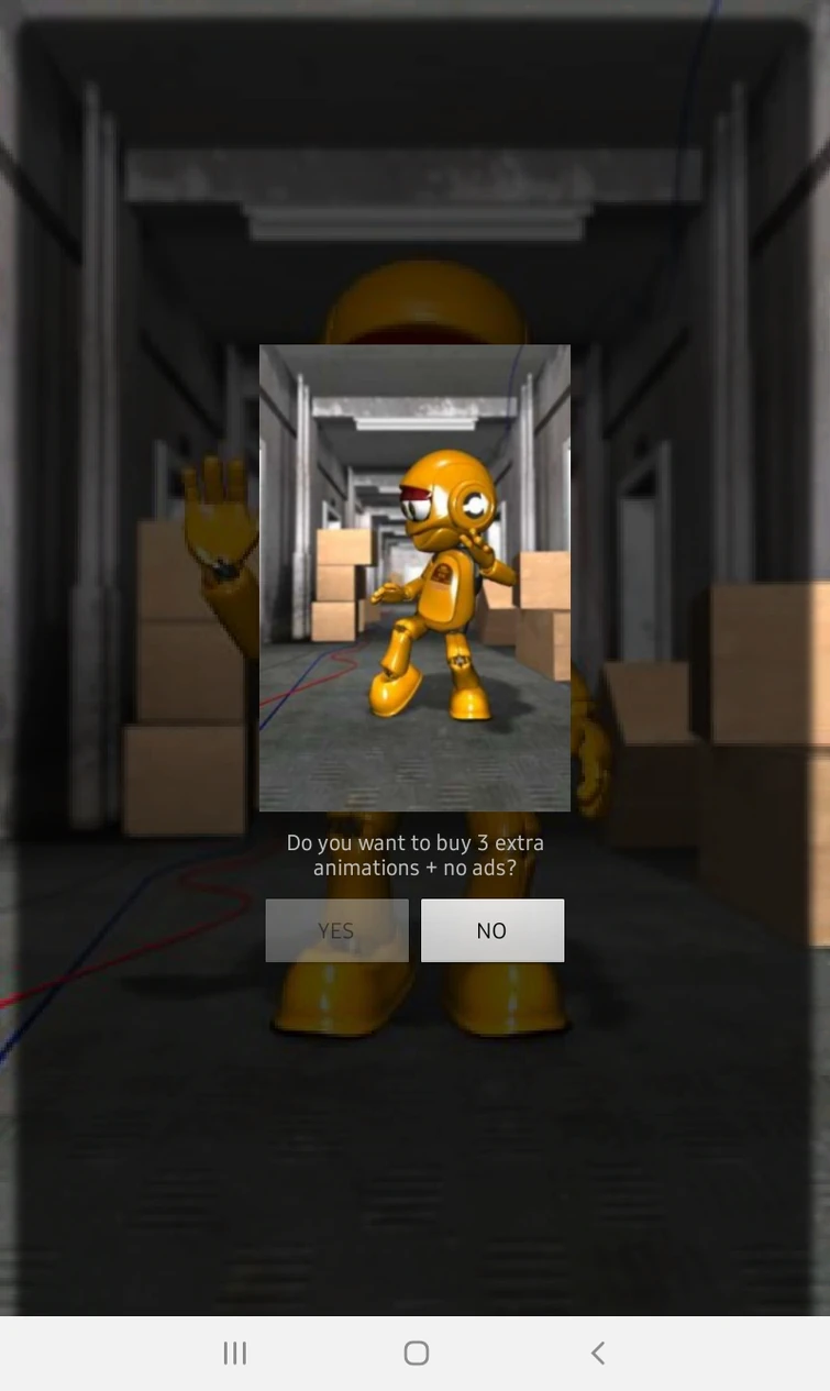 ¿on iOS it is possible to buy the 3 extra animations in Talking Roby ...