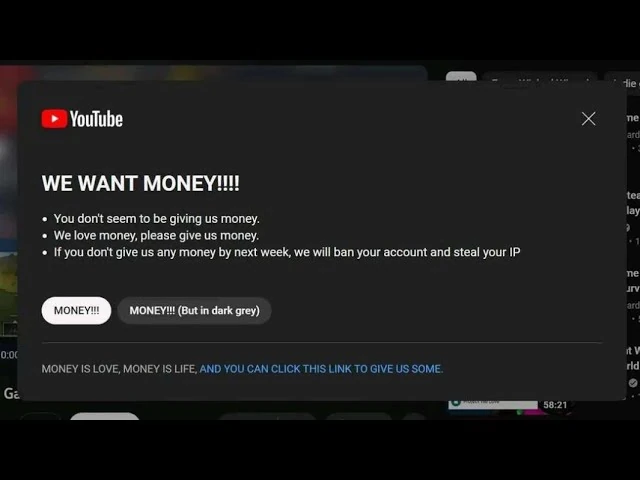 GIVE US MONEY!!!!!1!1 | Fandom