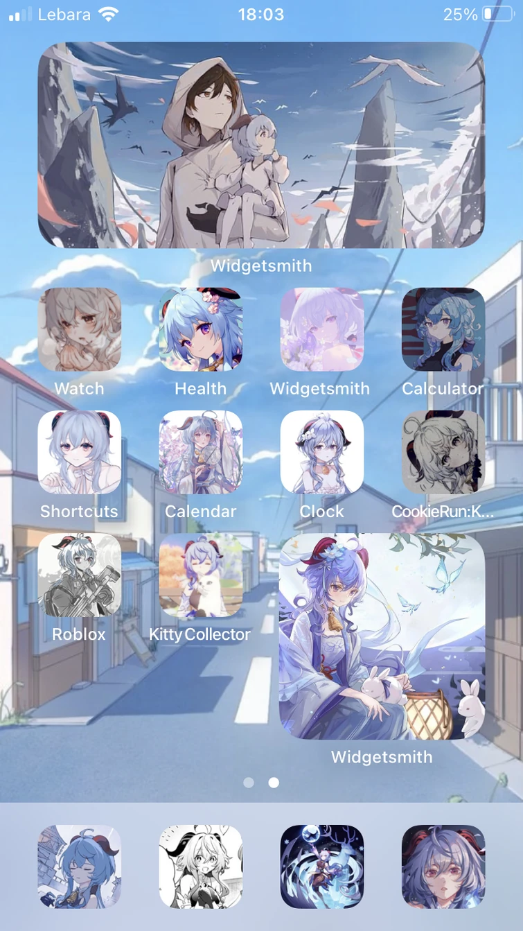 Ganyu themed Home Screen | Fandom