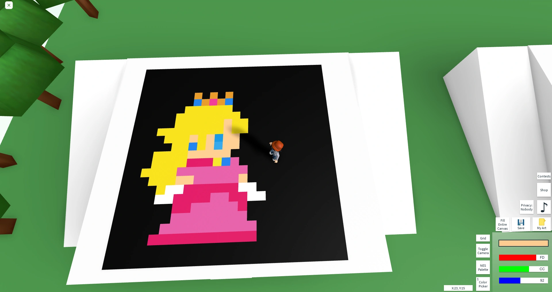 Peach, Daisy, Rosalina & Pauline in Pixel Art | Fandom