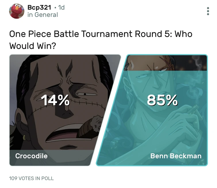 One Piece Battle Tournament Round 5: Who Would Win? | Fandom