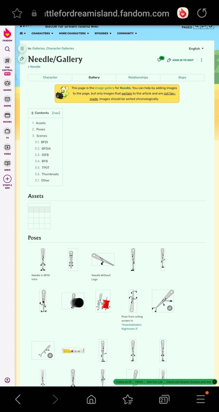 What happened to the Needle assets? | Fandom