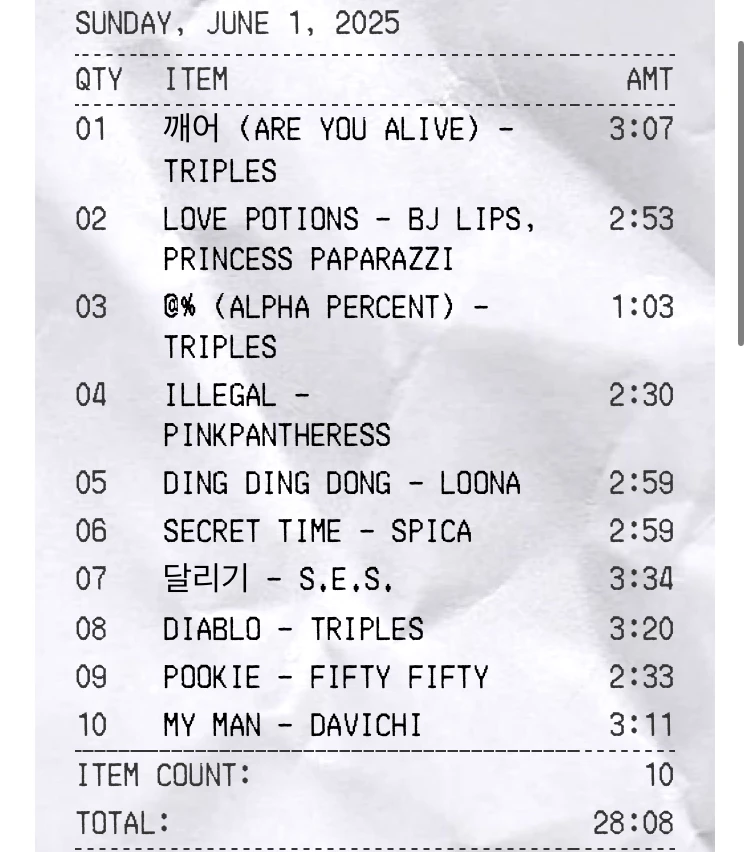 may receiptify :) | Fandom