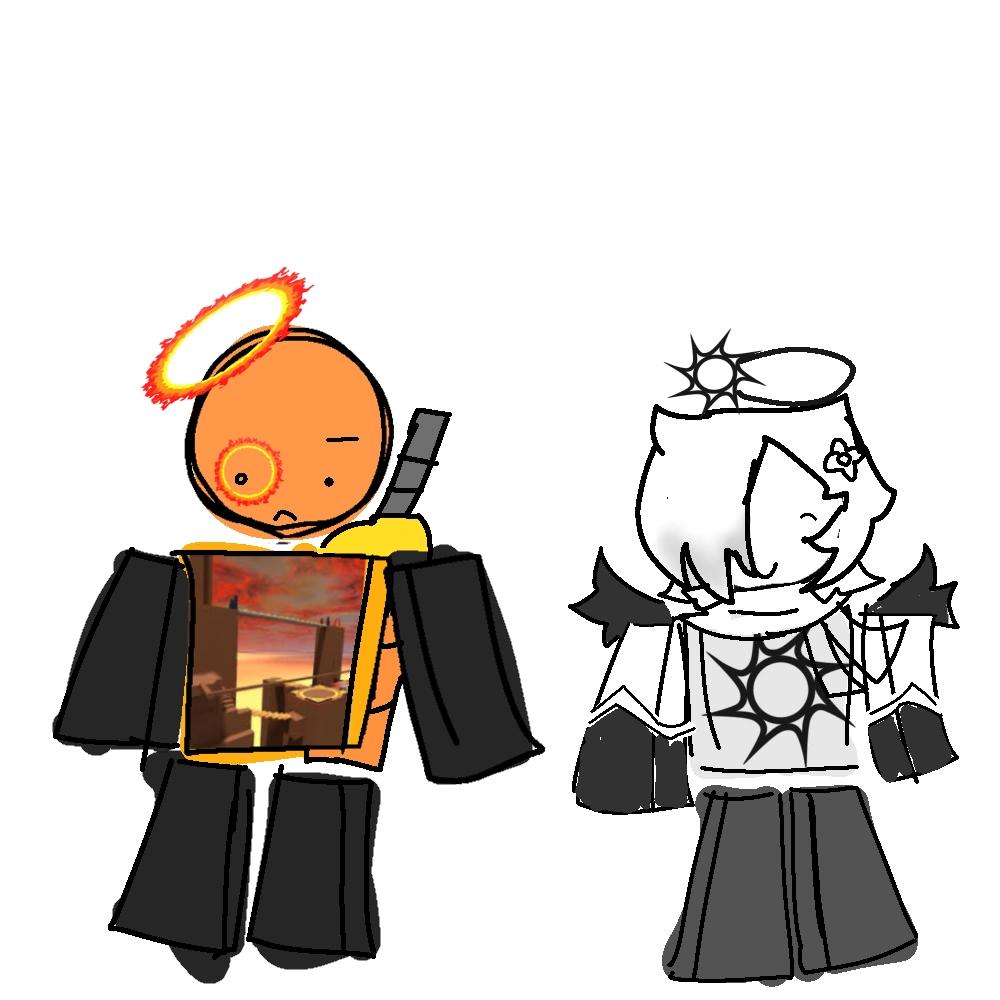 Bro I just realized that two of my Roblox OCs look like Fire Ring and ...