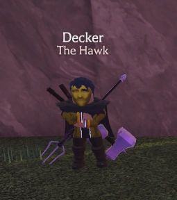 Found this guy at Sameria, he's a deckhand, but he could be a hawk, too ...