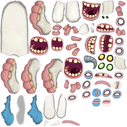 is it possible to get different parts of sprunki characters seperately ...