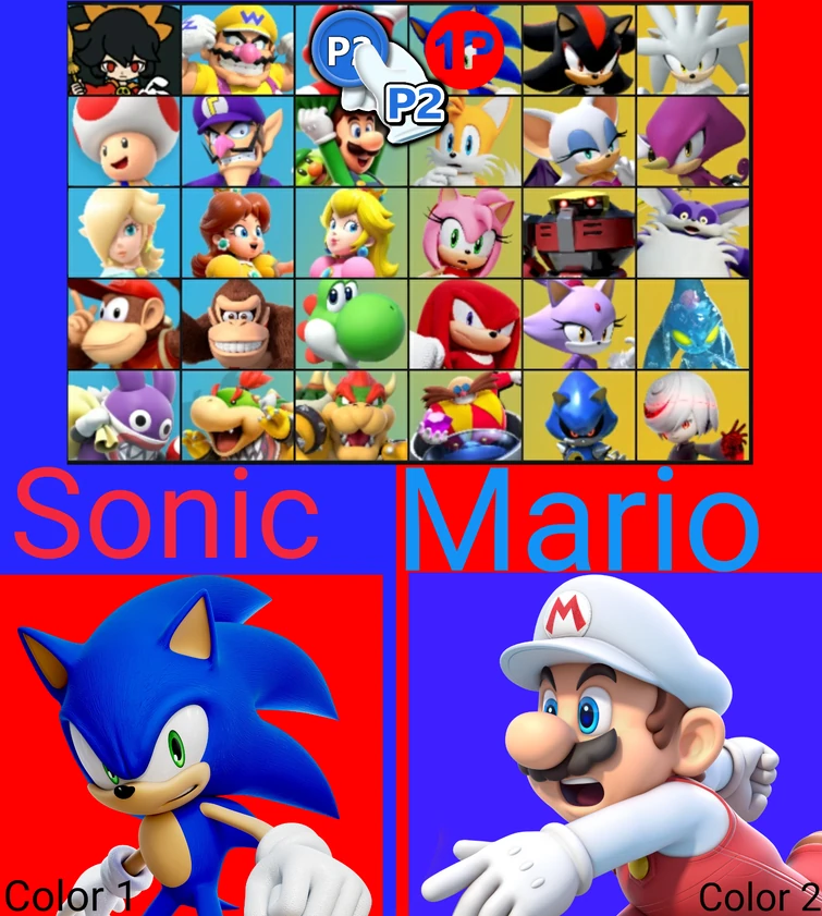 Mario Vs Sonic Fighting game Roster | Fandom