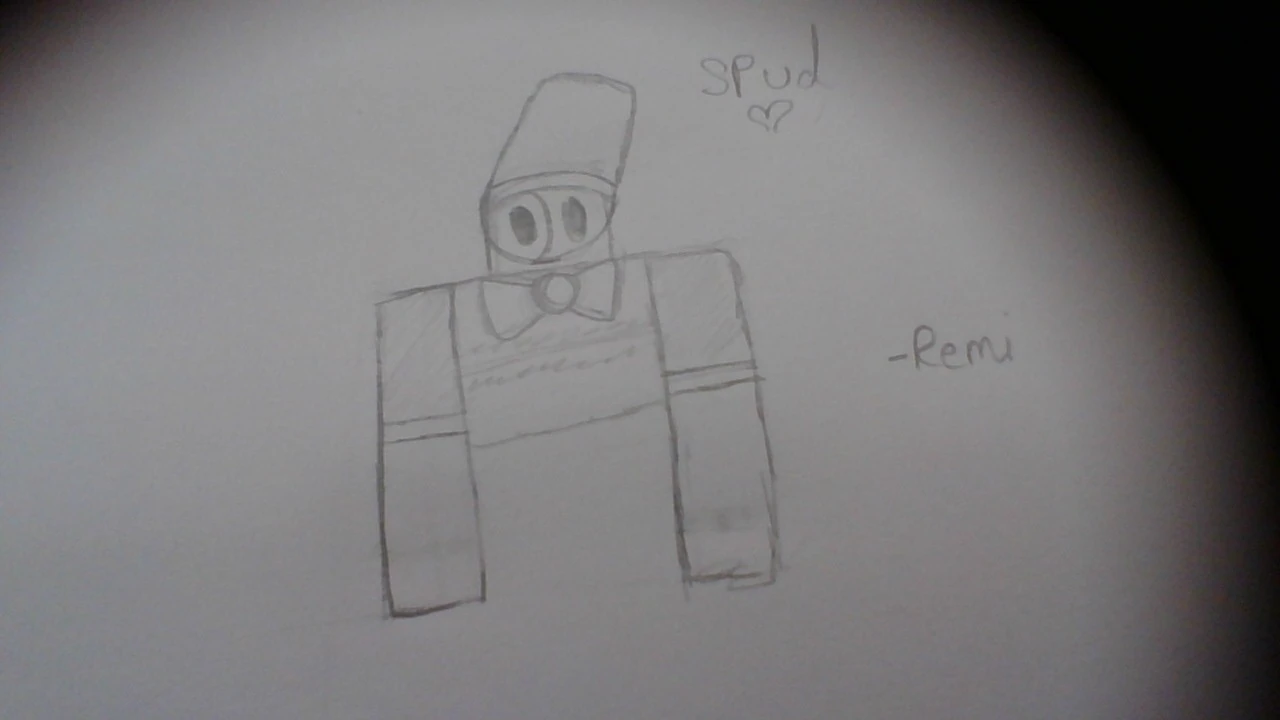 I drew Spud. | Fandom
