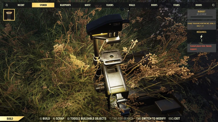 Fallout 76 PC: C.A.M.P. build menu navigation? | Fandom