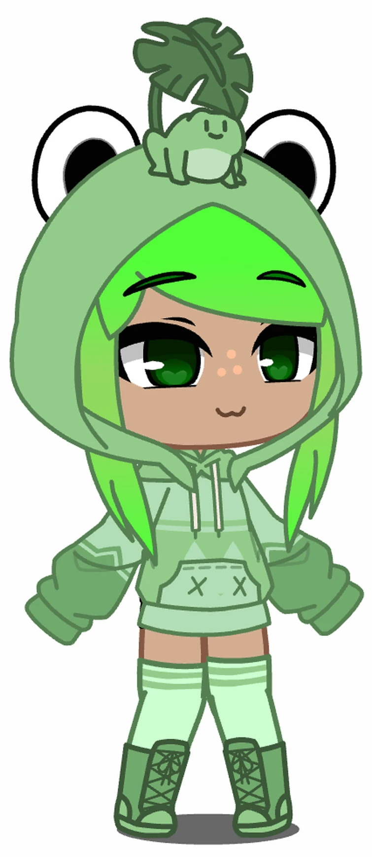 Humanized Little Frog from Wonderblocks | Fandom