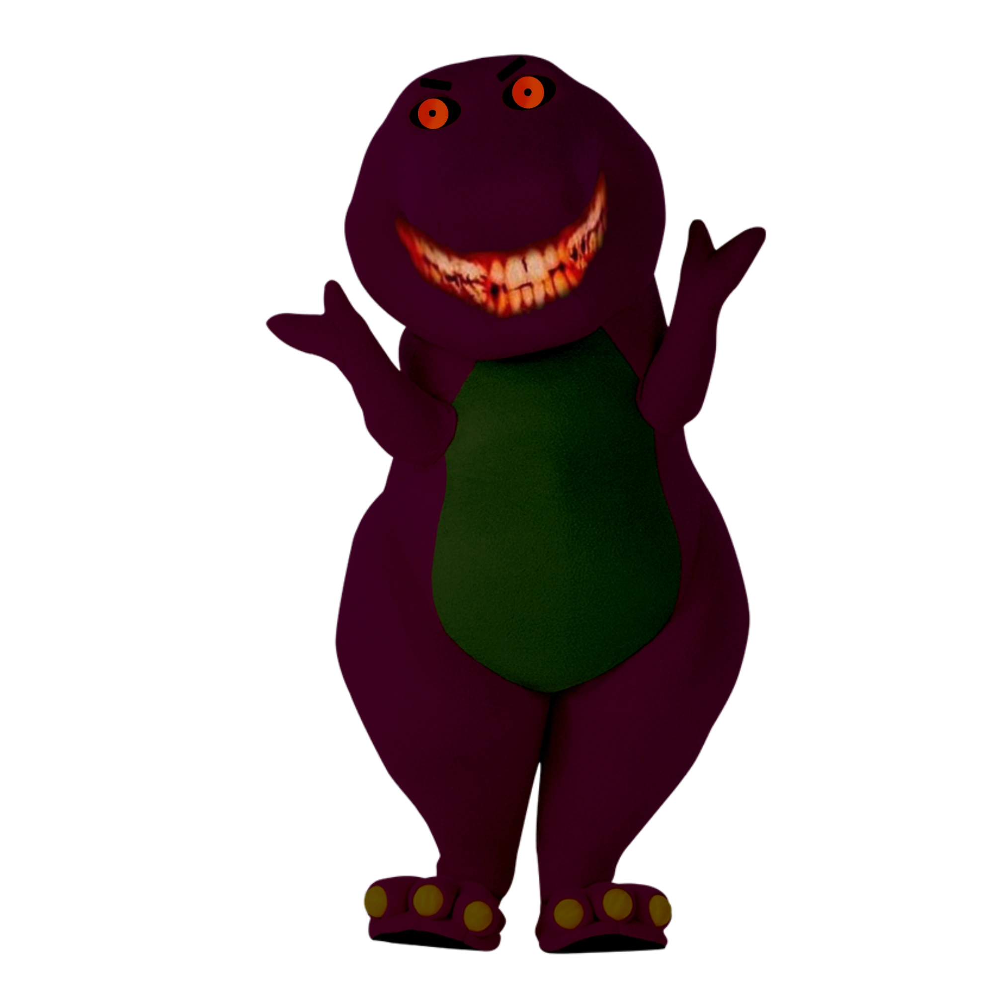 Here's the Scariest Barney mode on a frontview (I made it myself) | Fandom