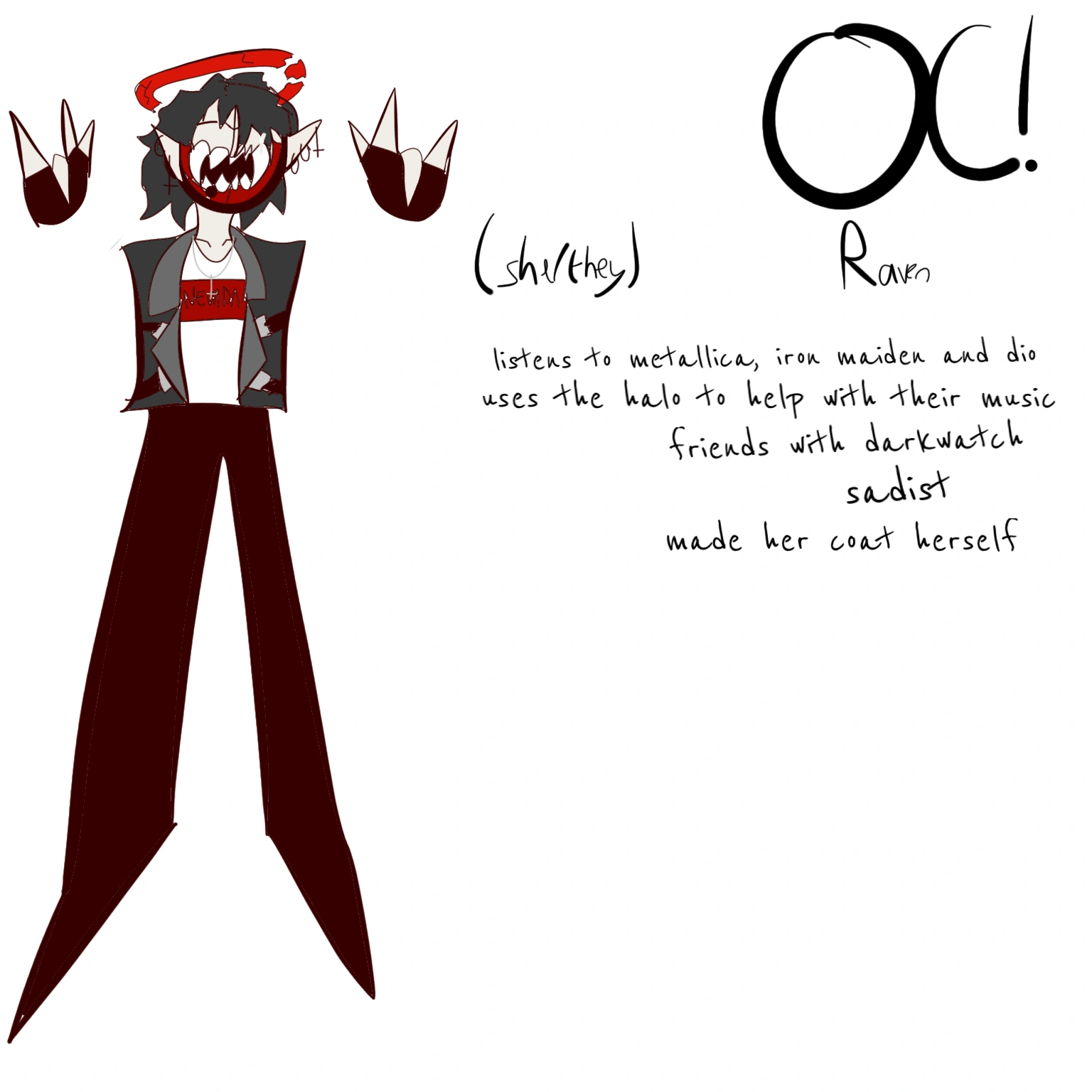 Raven ref sheet | Fandom