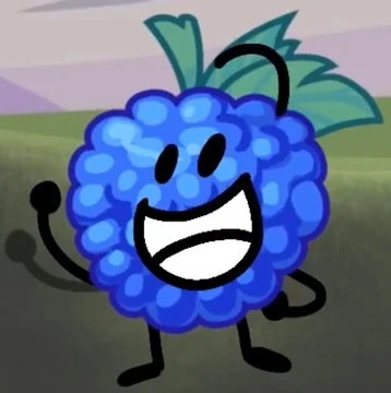 Cartoon Blue Raspberry