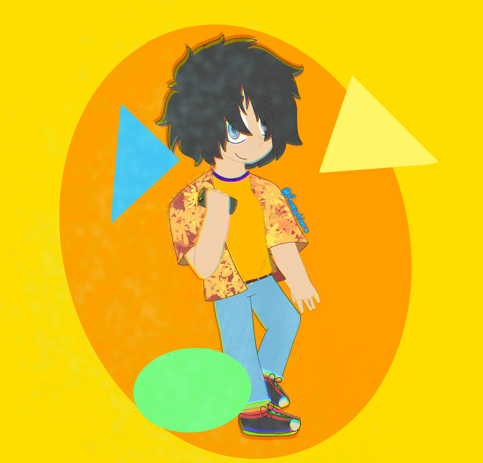 90s pop OC art! (Off-topic art) (TW: BRIGHT COLORS) | Fandom