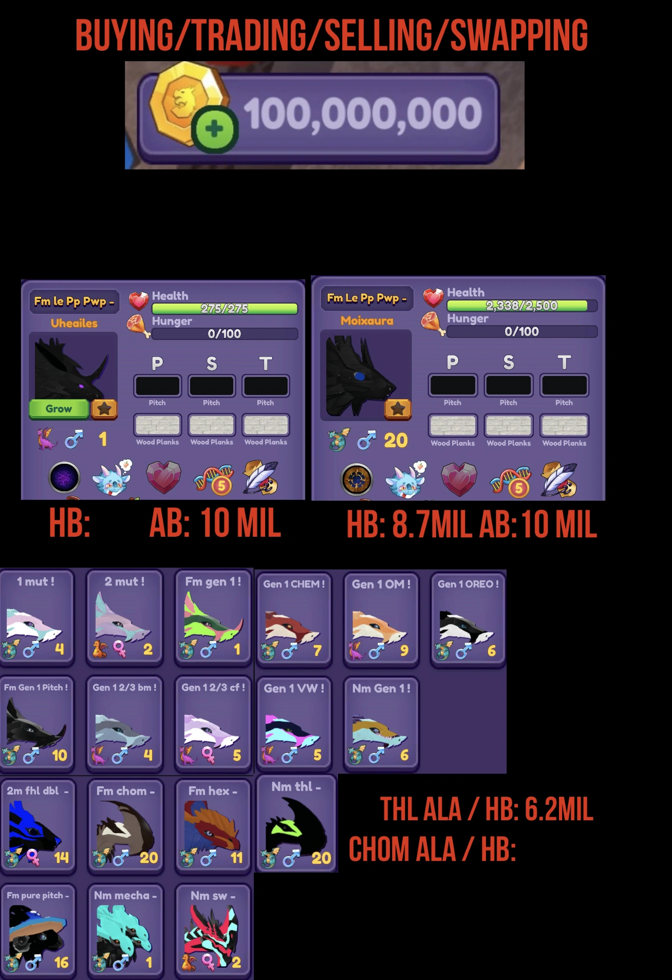 Trading/seling/buying/swapping | Fandom