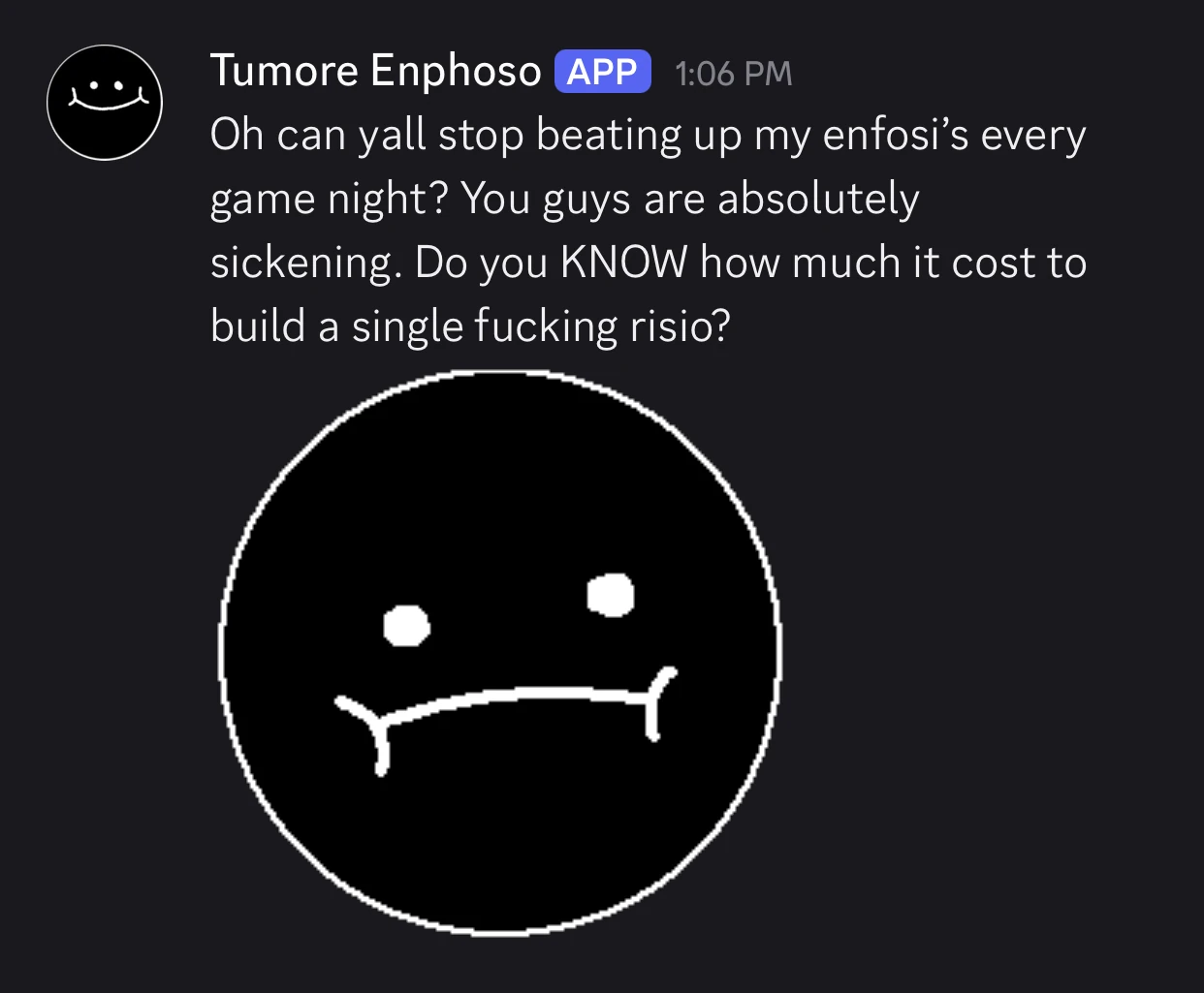 I think Enphoso is a little mad | Fandom