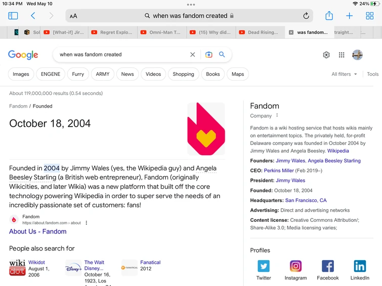 I joined in 1999 | Fandom