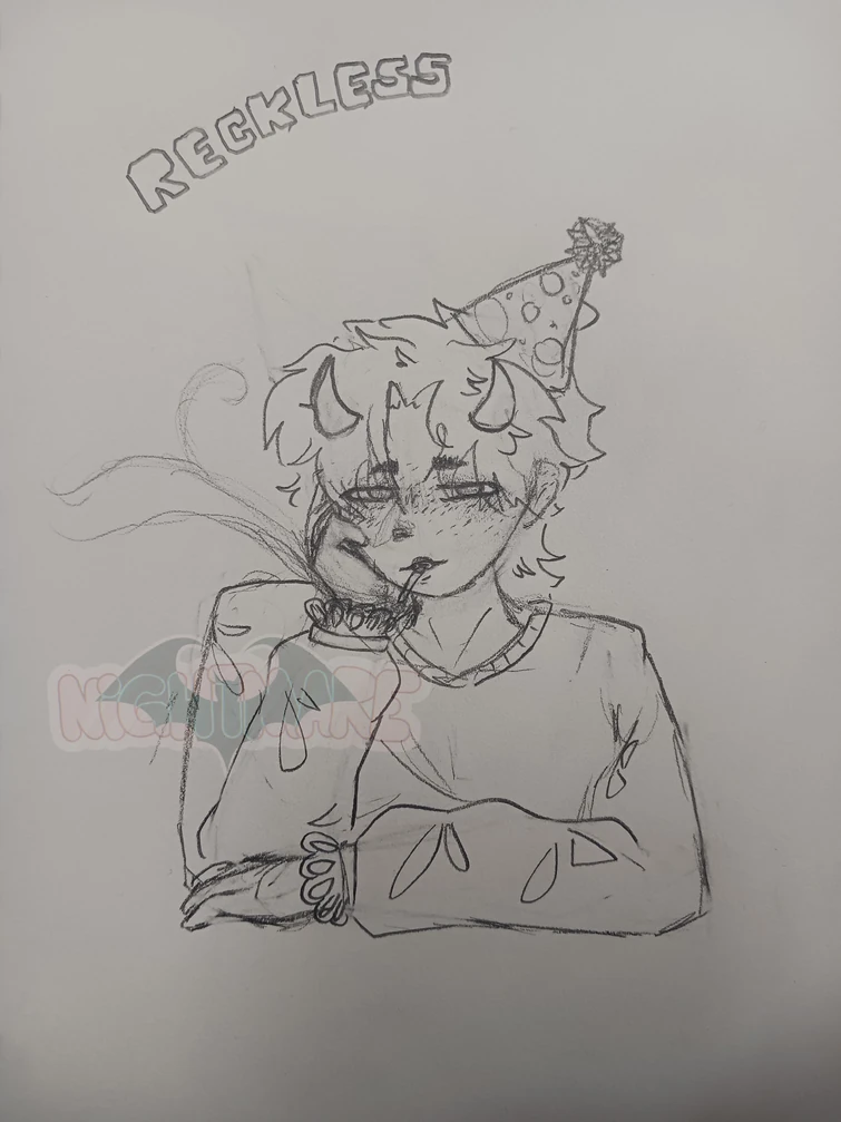 Turned the traditional to digital (drawing of Reckless) | Fandom