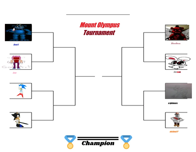 Mount Olympus Tournament - ROUND 1 (EVERYONE IN THE TOURNAMET IN ...