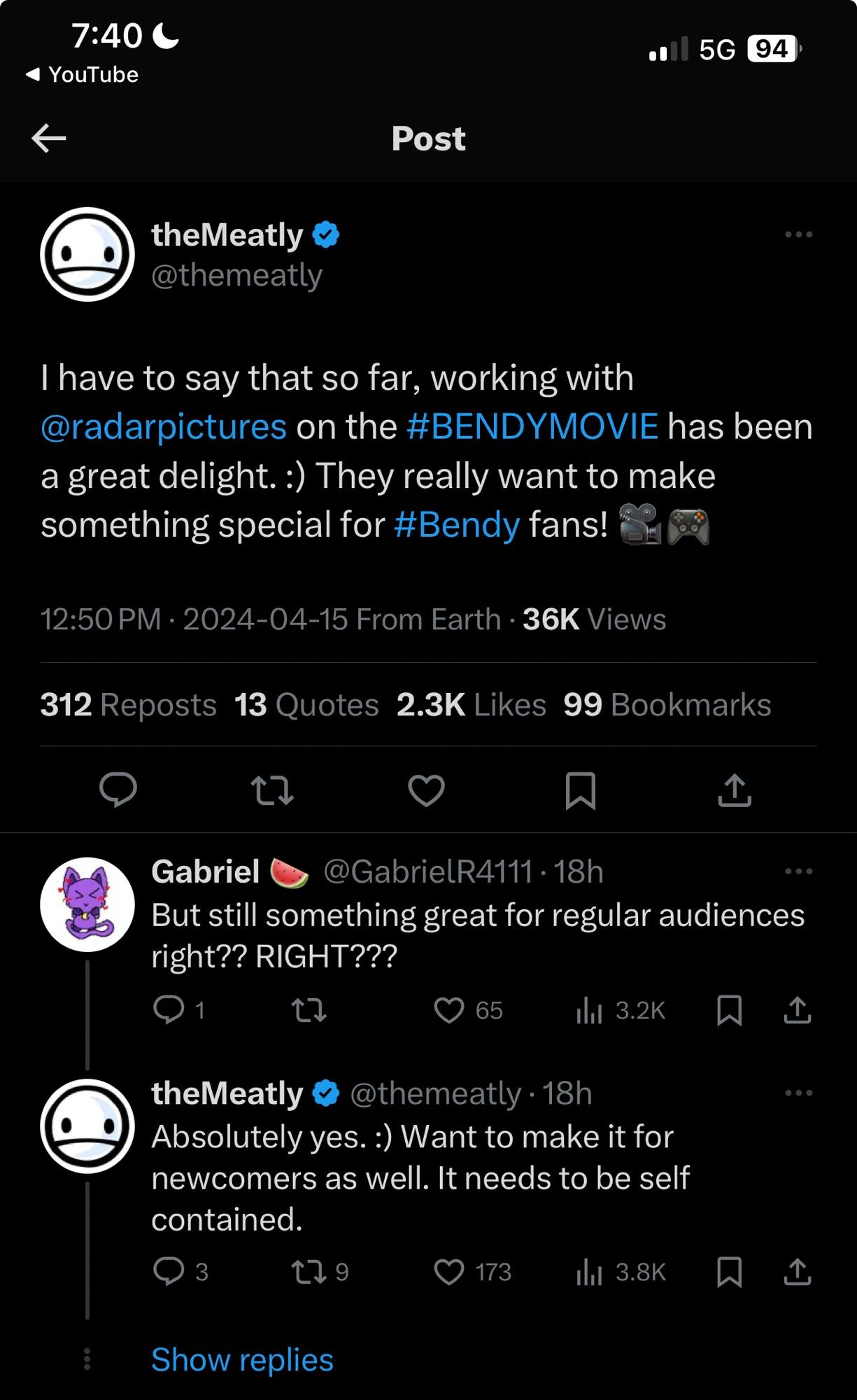 Bendy movie teaser! | Fandom