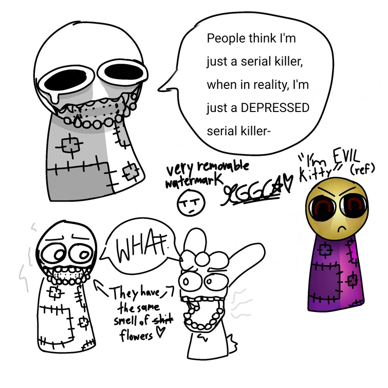Low-effort silly doodles I made while listening to 4lung | Fandom