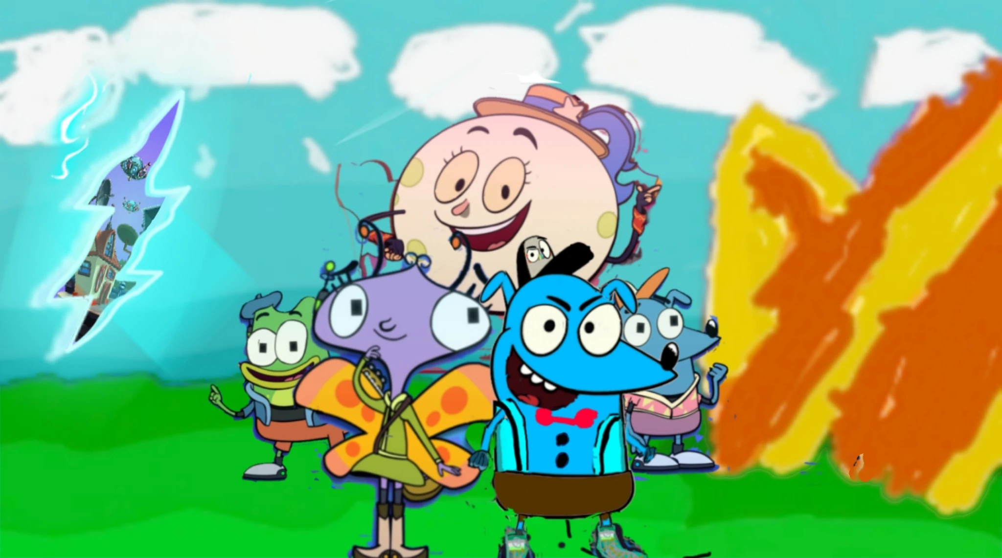 Here is alternate version of the picture with me and luna and the gang ...