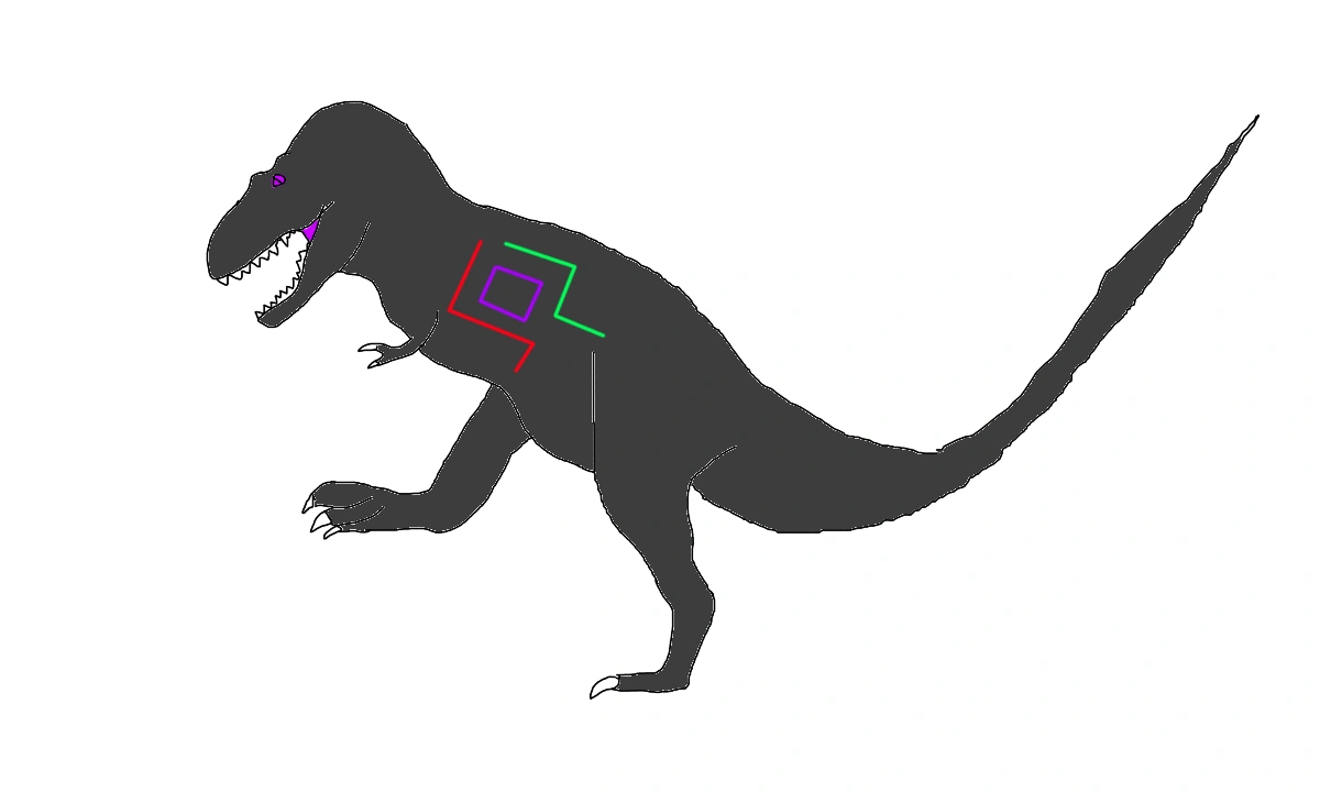 Alien Infused Tarbosaurus | BFDI Dinosaurs Wiki | Fandom