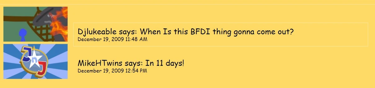 Archived Blog Comments in HTwins.net | BFDI Lost Media Wiki | Fandom