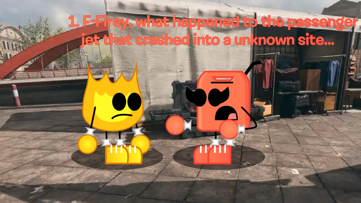 Firey Indirectly mentions Final Destination 5 | BFDI: Modern Warfare ...