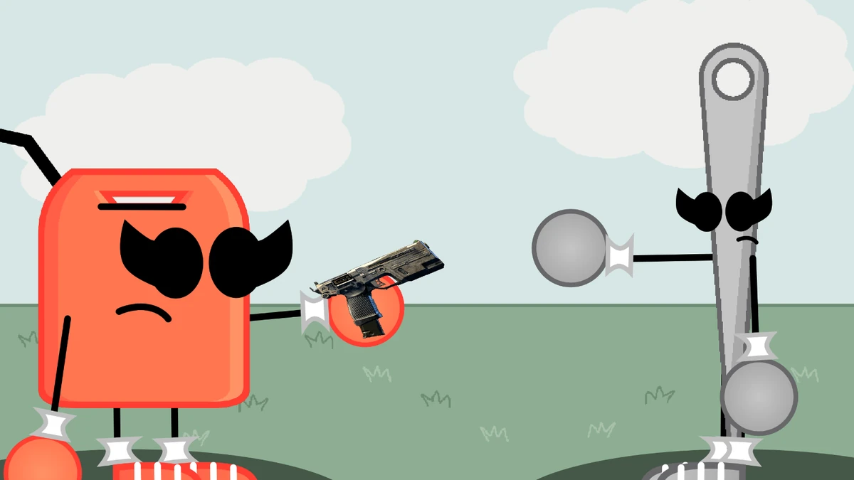 Needle wants a pistol | BFDI: Modern Warfare Wiki | Fandom