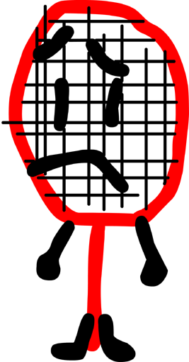 Tennis Racket | BFDI Recommended Characters Wiki | Fandom