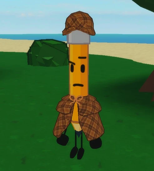 Detective Pencil | Battle for Dream Island Again Roblox Wiki | Fandom