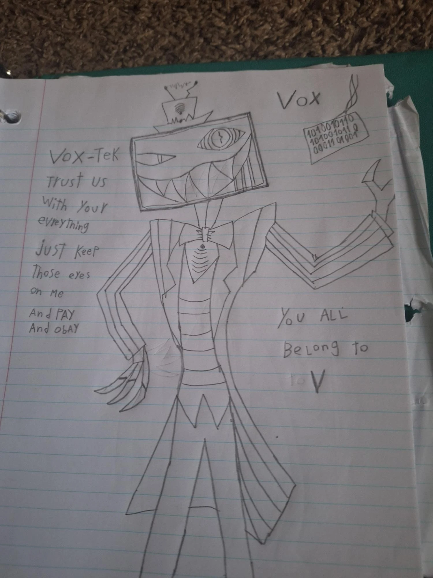 How do you like my vox drawing | Fandom
