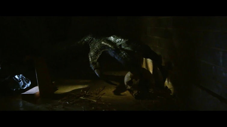 indoraptor playing with skull deleted scene image i found on twitter ...
