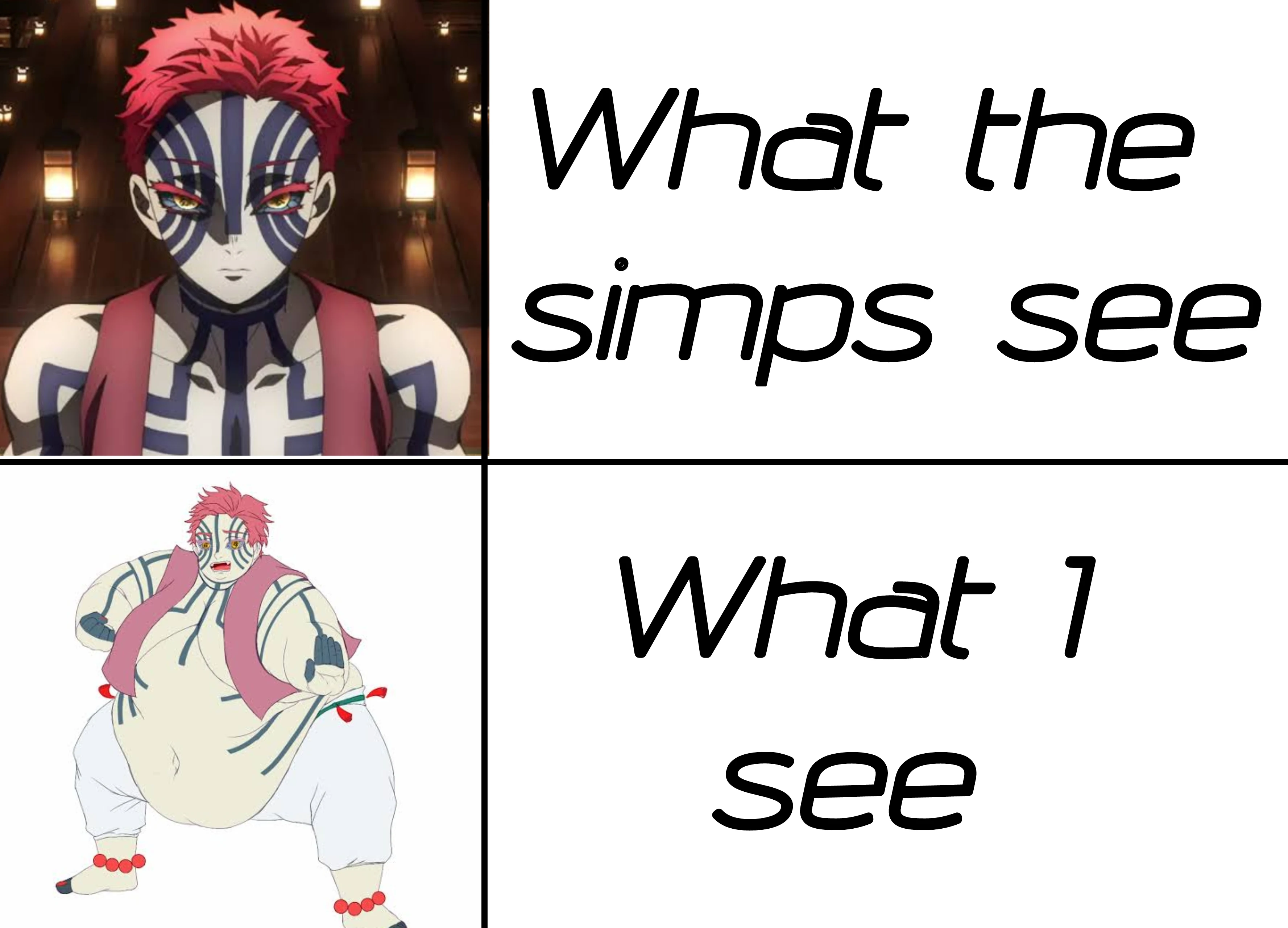 A mid akaza meme | Fandom