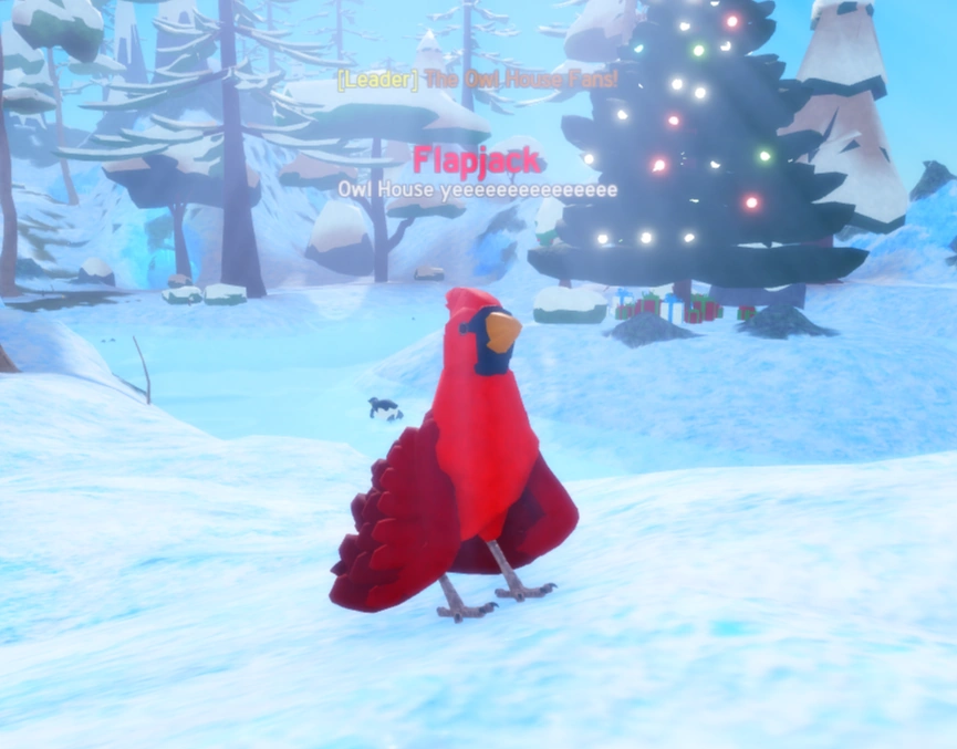 I was playing a bird game on Roblox and realized that I could play as a ...