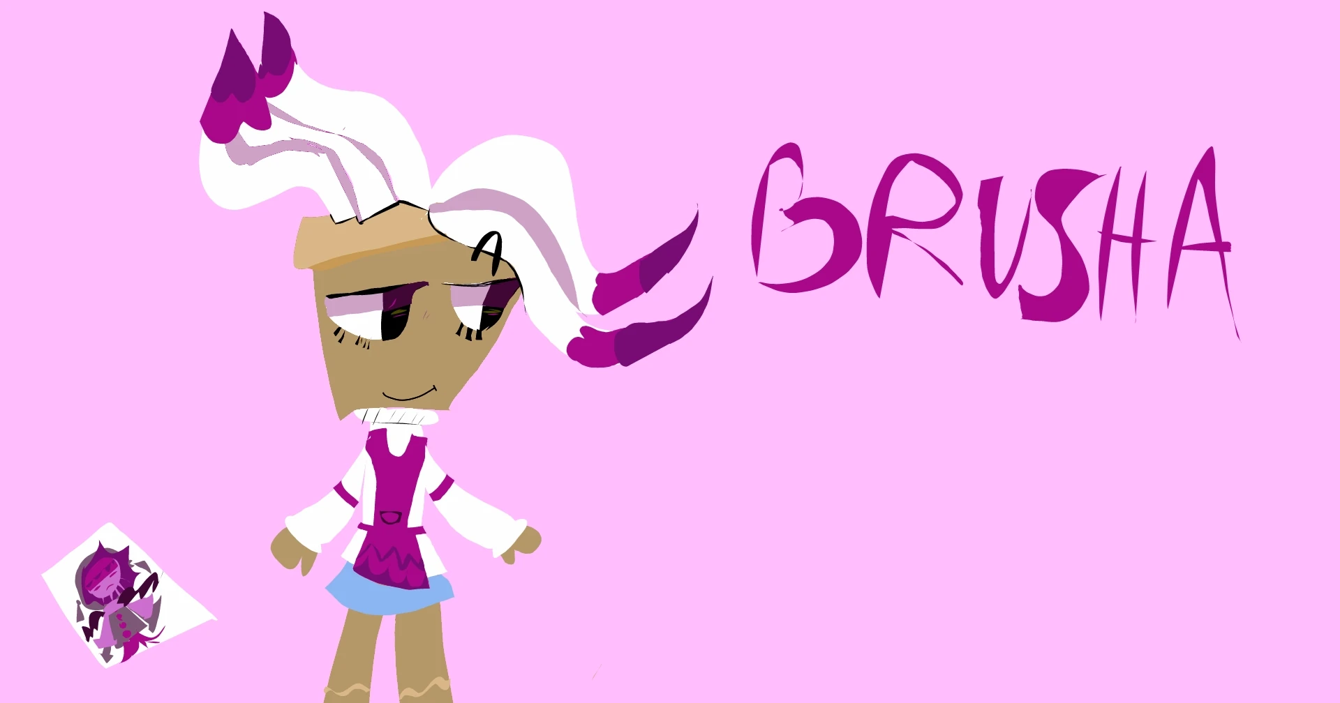I made a fanart of Brusha, the next toon | Fandom