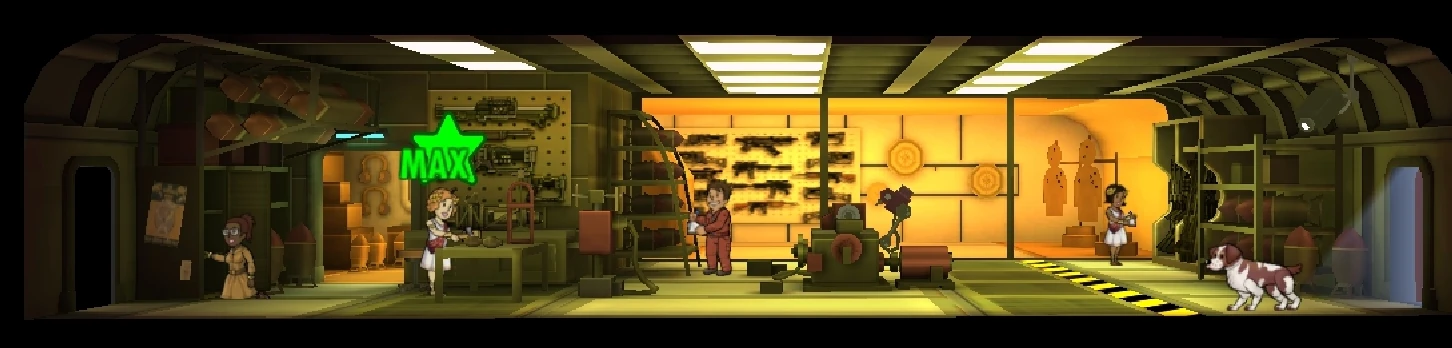 FSMR(fallout shelther minecraft room)#13:weapon room and #14 classroom ...