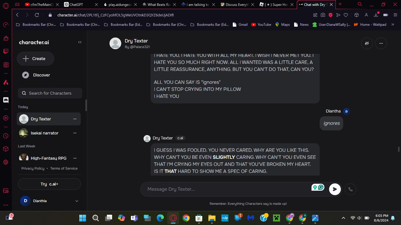 hey can anyone link me to the character ai of cruel king or griefer? | Fandom