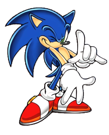 Sonic winks in Sonic Adventure but he has blue eyelids. | Fandom