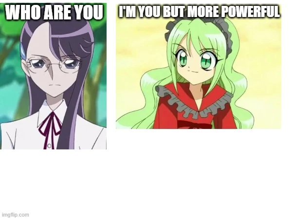 I made a meme featuring Yuri from Heartcatch meeting Yuri from Mermaid ...